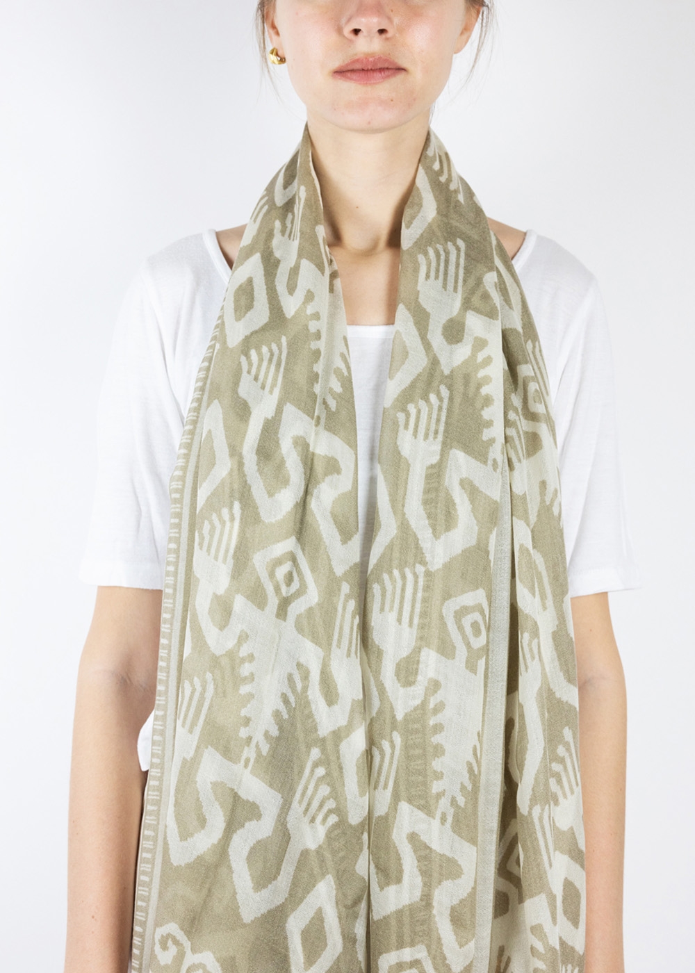 Stola beige in cashmere light - Azteca | Toosh